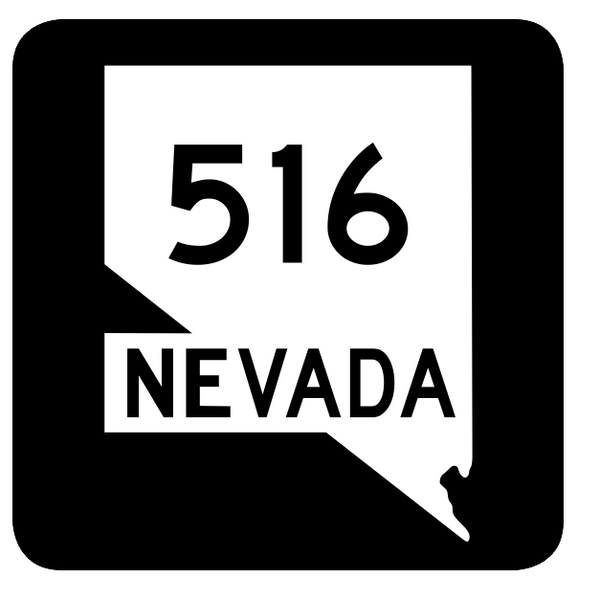 Nevada State Route 516 Sticker R3081 Highway Sign Road Sign – Winter ...