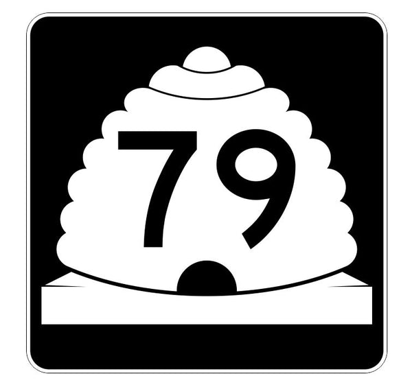 Utah State Highway 79 Sticker Decal R5413 Highway Route Sign – Winter ...