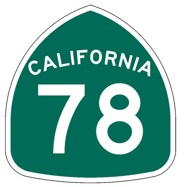 California State Route 78 Sticker Decal R994 Highway Sign Road Sign ...