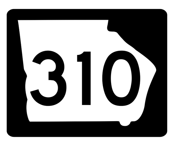 Georgia State Route 310 Sticker R3974 Highway Sign Road Sign Decal ...