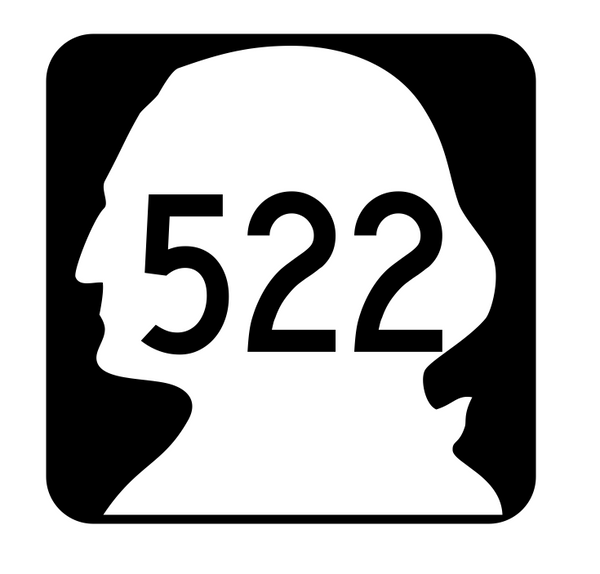 Washington State Route 522 Sticker R2936 Highway Sign Road Sign ...