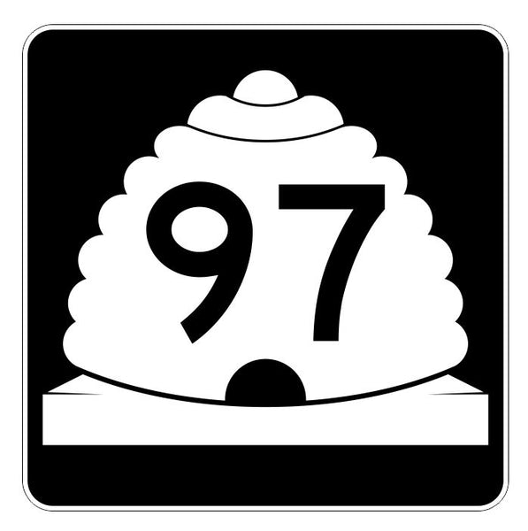 Utah State Highway 97 Sticker Decal R5424 Highway Route Sign – Winter ...