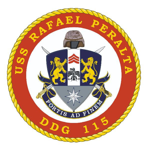 USS Rafael Peralta Sticker Military Armed Forces Navy Decal M195 ...