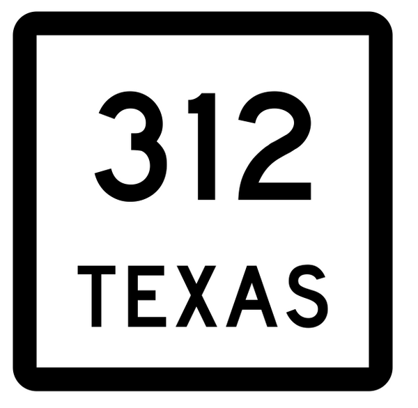 Texas State Highway 312 Sticker Decal R2607 Highway Sign – Winter Park ...