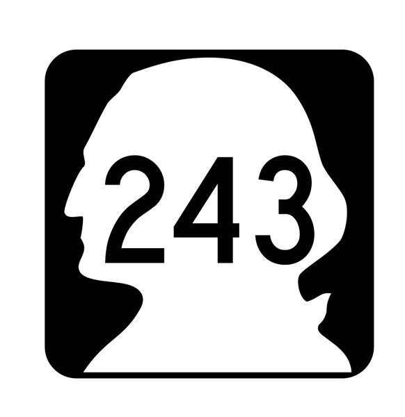 Washington State Route 243 Sticker R2875 Highway Sign Road Sign ...