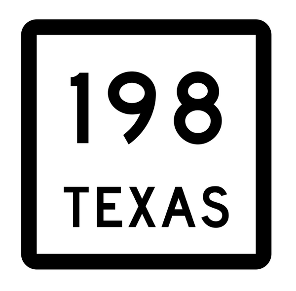 Texas State Highway 198 Sticker Decal R2495 Highway Sign – Winter Park ...