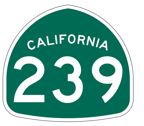 California State Route 239 Sticker Decal R1295 Highway Sign – Winter ...