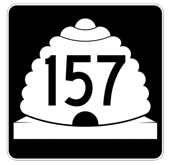 Utah State Highway 157 Sticker Decal R5479 Highway Route Sign – Winter ...