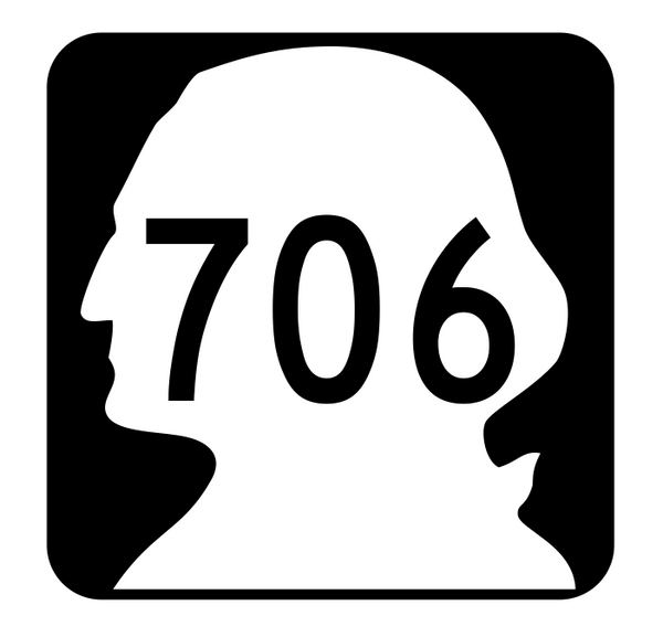 Washington State Route 706 Sticker R2961 Highway Sign Road Sign ...
