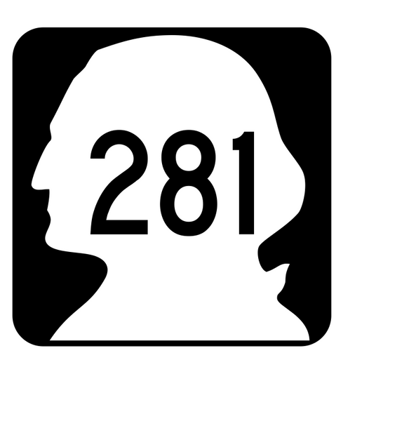 Washington State Route 281 Sticker R2886 Highway Sign Road Sign ...