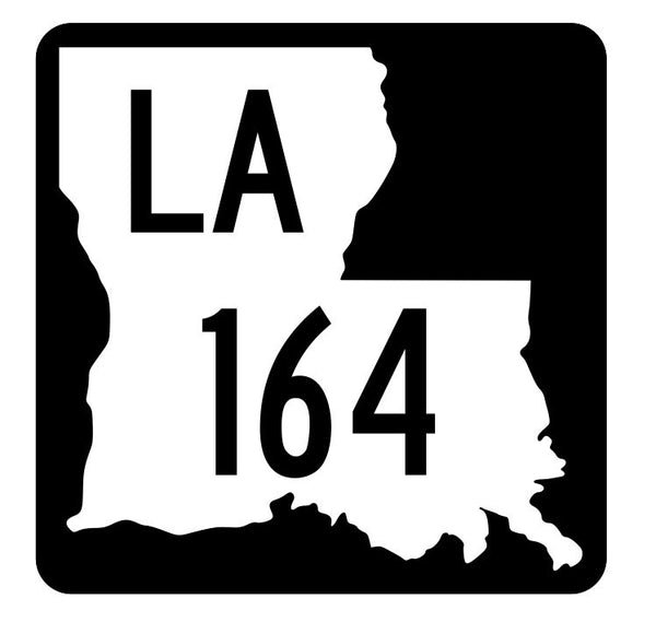 Louisiana State Highway 164 Sticker Decal R5879 Highway Route Sign ...