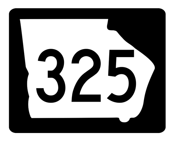 Georgia State Route 325 Sticker R3989 Highway Sign Road Sign Decal ...