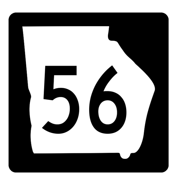 Georgia State Route 56 Sticker R3603 Highway Sign – Winter Park Products