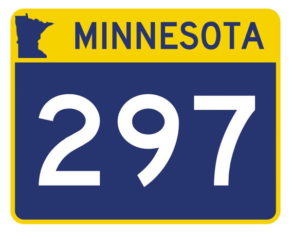 Minnesota State Highway 297 Sticker Decal R5031 Highway Route sign ...