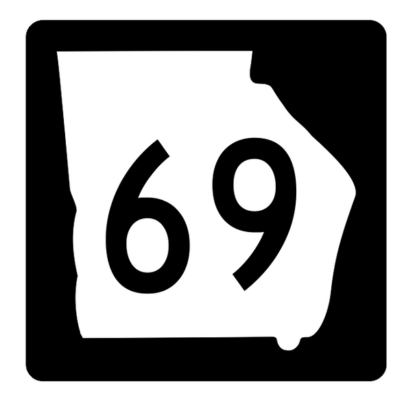 Georgia State Route 69 Sticker R3615 Highway Sign – Winter Park Products
