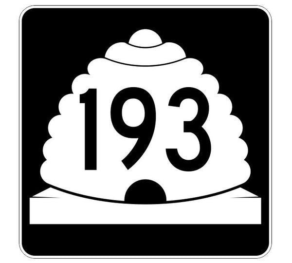 Utah State Highway 193 Sticker Decal R5500 Highway Route Sign – Winter ...