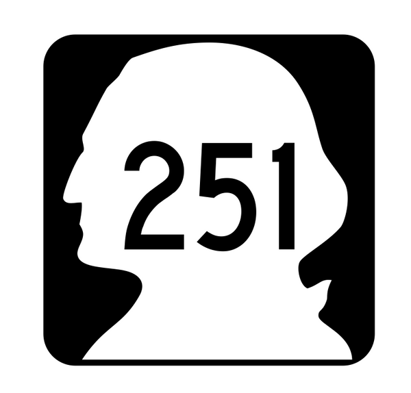Washington State Route 251 Sticker R2876 Highway Sign Road Sign ...
