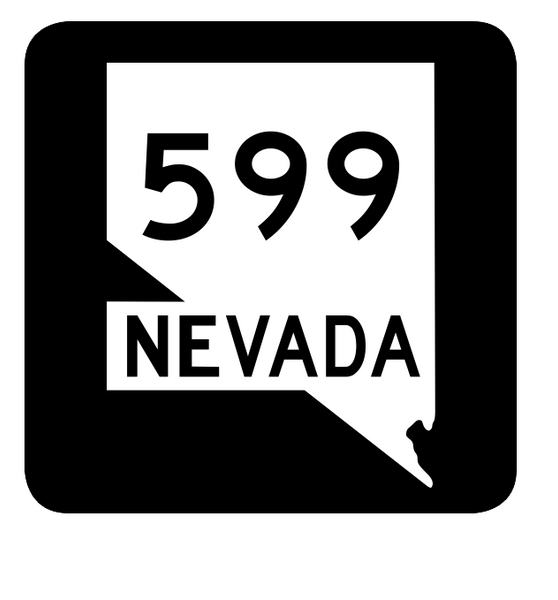 Nevada State Route 599 Sticker R3103 Highway Sign Road Sign – Winter ...