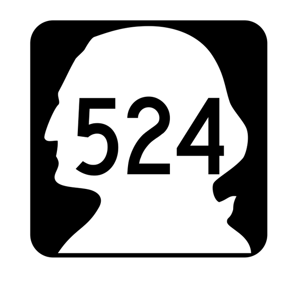 Washington State Route 524 Sticker R2938 Highway Sign Road Sign ...