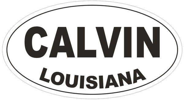 Calvin Louisiana Oval Bumper Sticker or Helmet Sticker D3793 – Winter ...