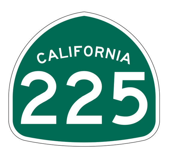 California State Route 225 Sticker Decal R1281 Highway Sign – Winter ...
