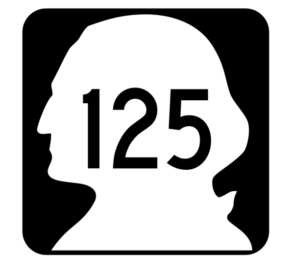 Washington State Route 125 Sticker R2825 Highway Sign Road Sign ...