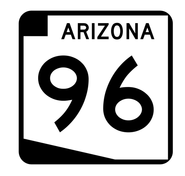 Arizona State Route 96 Sticker R2731 Highway Sign Road Sign – Winter ...