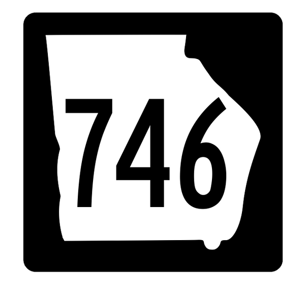 Georgia State Route 746 Sticker R4073 Highway Sign Road Sign Decal ...
