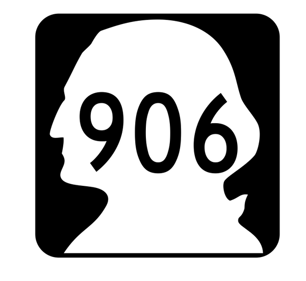 Washington State Route 906 Sticker R2969 Highway Sign Road Sign ...