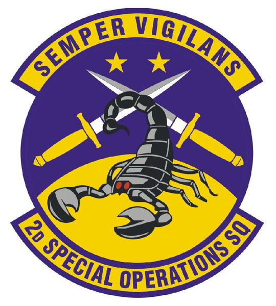 2nd SPECIAL OPERATIONS SQUADRON Sticker / Military Decal M303 – Winter ...