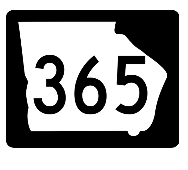 Georgia State Route 365 Sticker R4026 Highway Sign Road Sign Decal ...