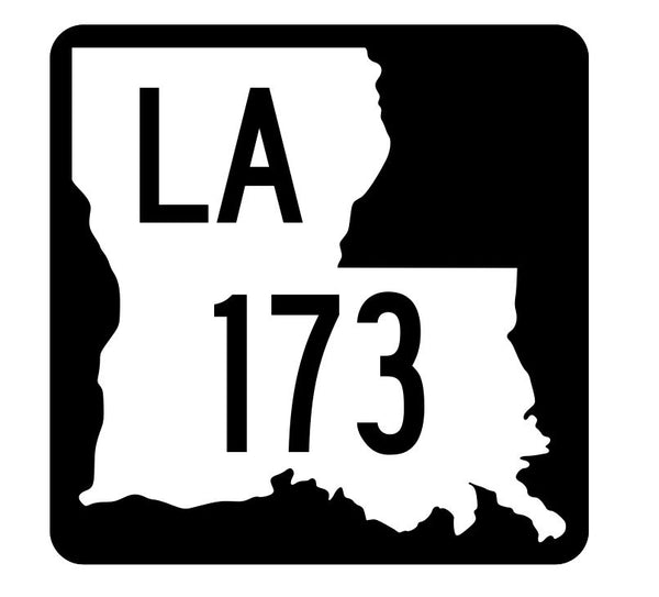 Louisiana State Highway 173 Sticker Decal R5884 Highway Route Sign ...