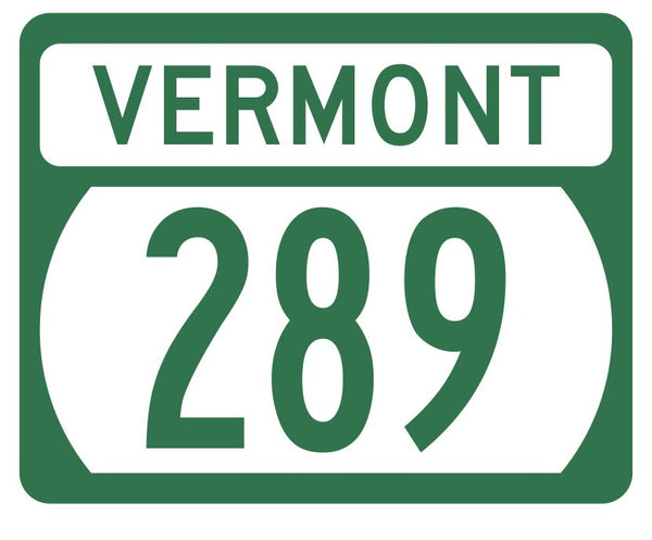 Vermont State Highway 289 Sticker Decal R5349 Highway Route Sign ...