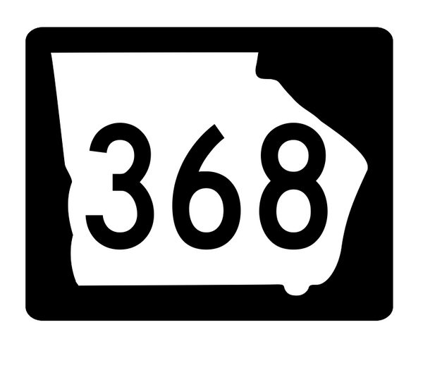 Georgia State Route 368 Sticker R4029 Highway Sign Road Sign Decal ...