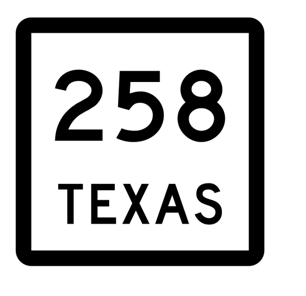Texas State Highway 258 Sticker Decal R2553 Highway Sign – Winter Park ...