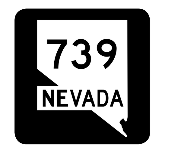 Nevada State Route 739 Sticker R3132 Highway Sign Road Sign – Winter ...