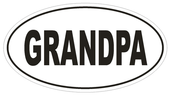 GRANDPA Oval Bumper Sticker or Helmet Sticker D1983 Euro Oval – Winter ...