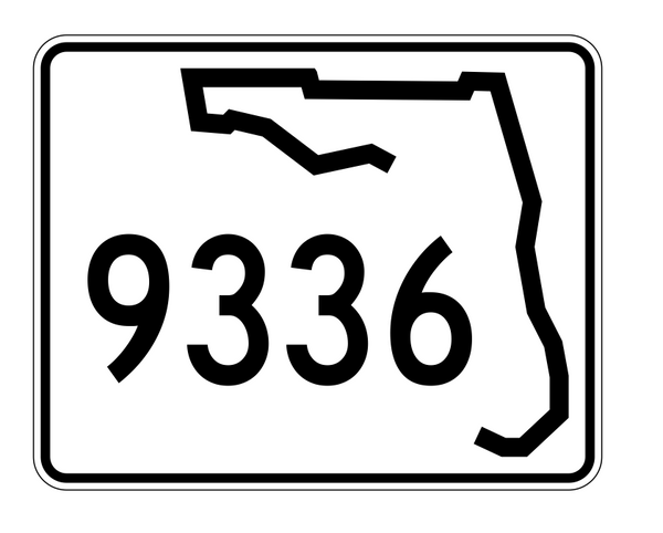 Florida State Road 9336 Sticker Decal R1773 Highway Sign – Winter Park ...