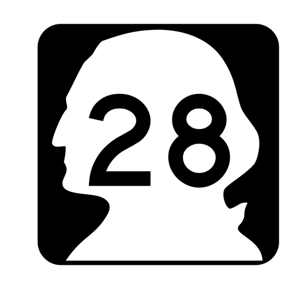 Washington State Route 28 Sticker R2798 Highway Sign Road Sign – Winter ...