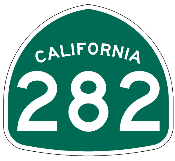 California State Route 282 Sticker Decal R1029 Highway Sign Road Sign ...