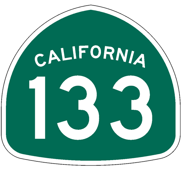 California State Route 133 Sticker Decal R1012 Highway Sign Road Sign ...