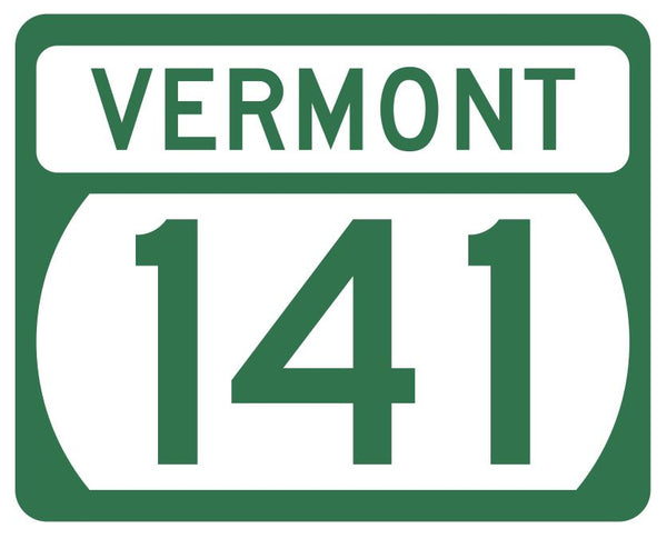 Vermont State Highway 141 Sticker Decal R5335 Highway Route Sign ...