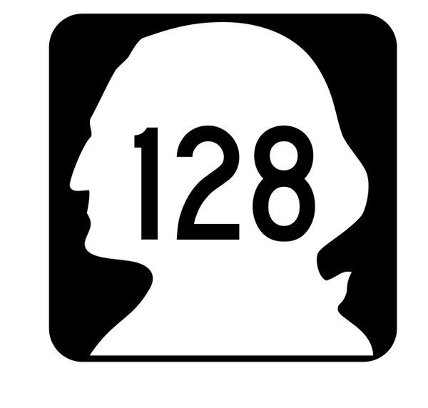 Washington State Route 128 Sticker R2828 Highway Sign Road Sign ...