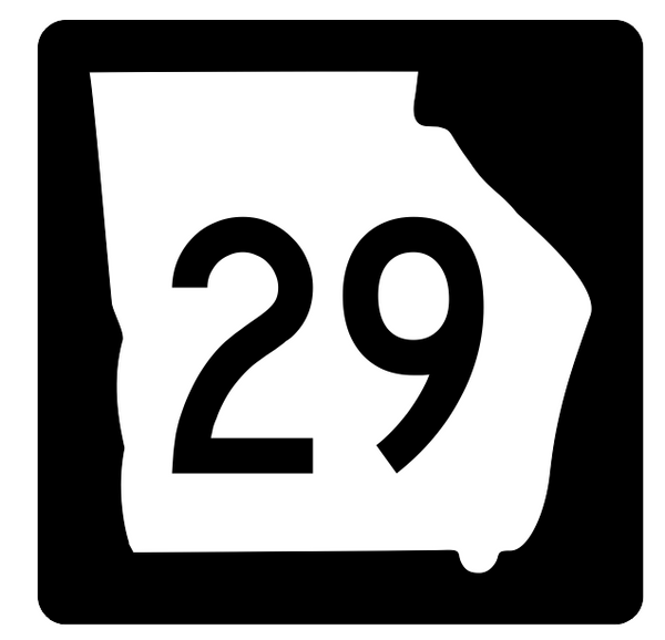 Georgia State Route 29 Sticker R3578 Highway Sign – Winter Park Products