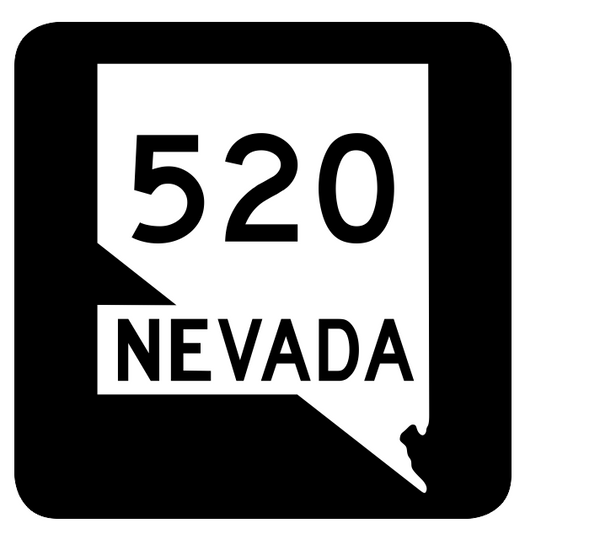 Nevada State Route 520 Sticker R3083 Highway Sign Road Sign – Winter ...