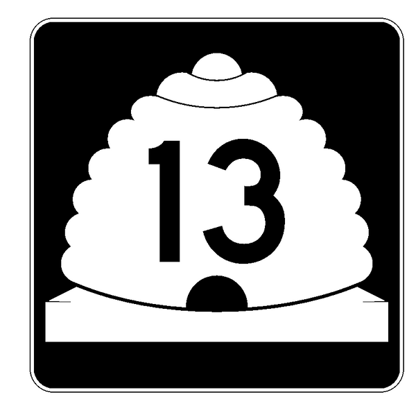 Utah State Route 13 Sticker Decal R1068 Highway Sign Road Sign – Winter ...