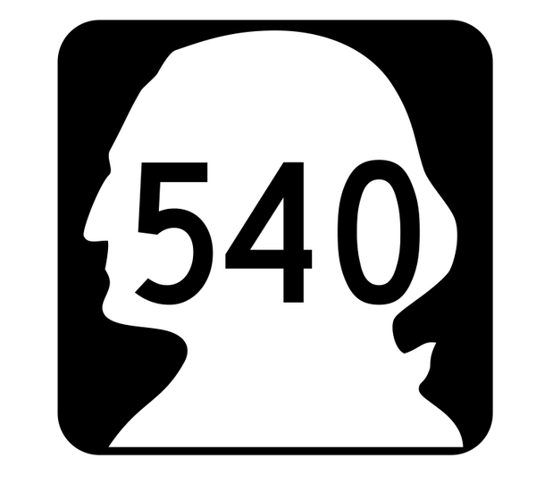 Washington State Route 540 Sticker R2951 Highway Sign Road Sign ...