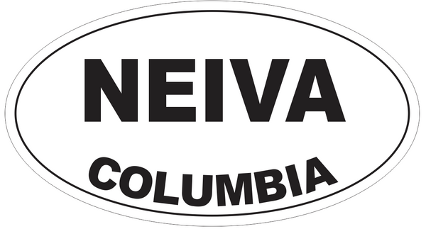 Neiva Columbia Oval Bumper Sticker or Helmet Sticker D4517 – Winter ...