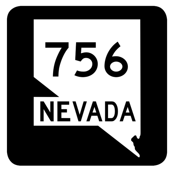 Nevada State Route 756 Sticker R3133 Highway Sign Road Sign – Winter ...