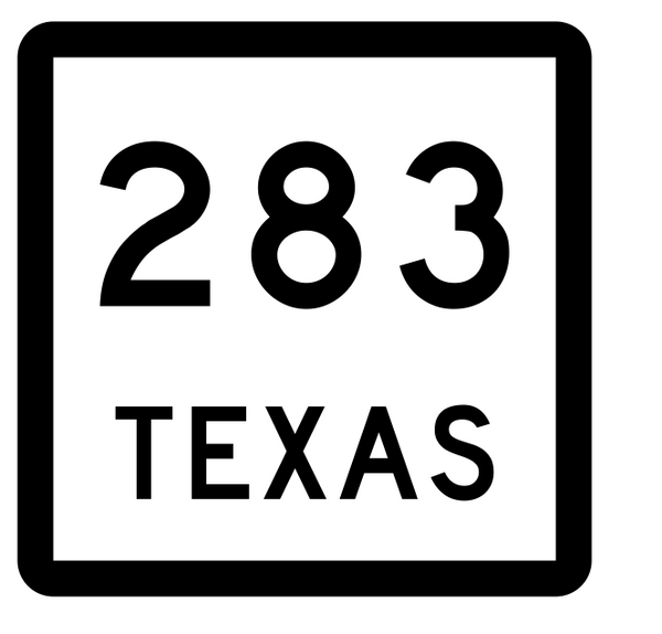 Texas State Highway 283 Sticker Decal R2578 Highway Sign – Winter Park ...